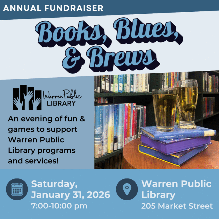 Books, Blues, & Brews - Warren Public Library